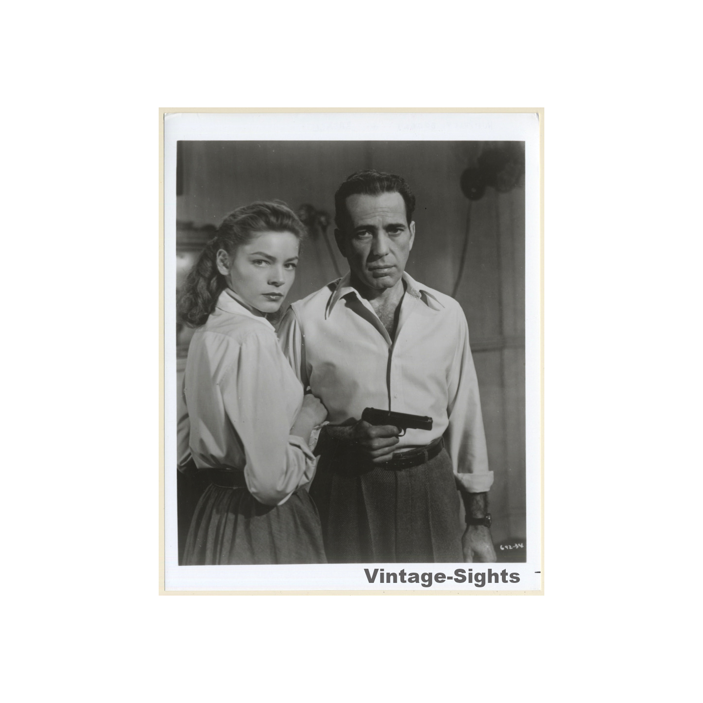 Lauren Bacall & Humphrey Bogart: Key Largo (Vintage Movie Still Photo ...