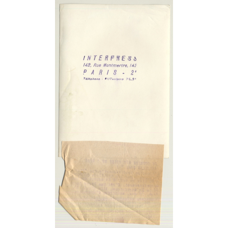 Claude Modock / Miss Antilles 1961 (Vintage Press Photo INTERPESS)