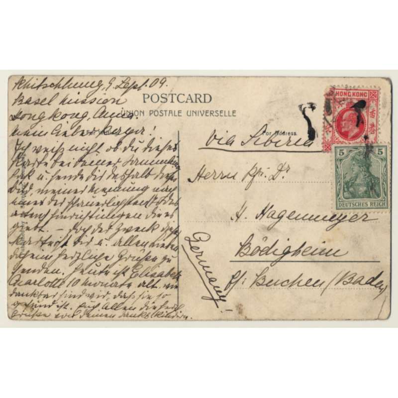 Chinese Execution In Death-Cages / Prisoners (Vintage PC 1909)