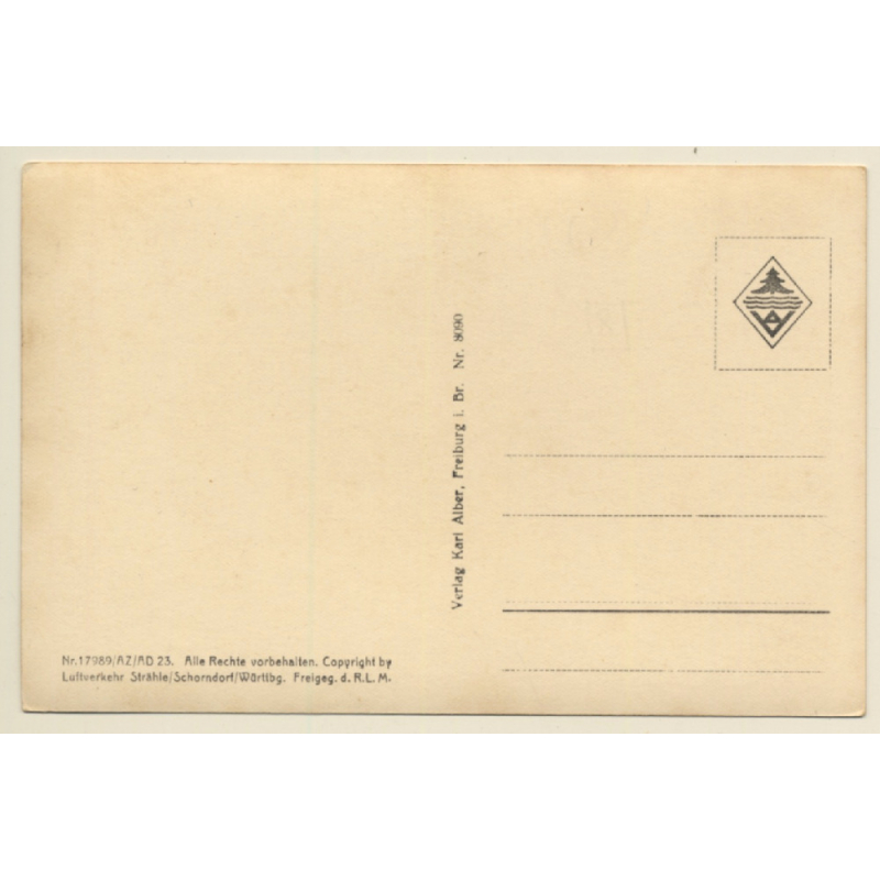 Friedrichshafen / Germany: Hafenpartie - Graf Zeppelin (Vintage RPPC ~1930s)