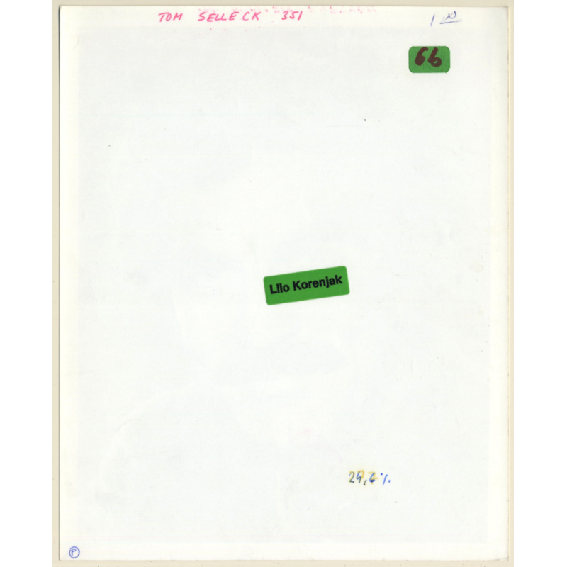 Portrait Of Tom Selleck / Magnum (Vintage Movie Still Photo 1980s)