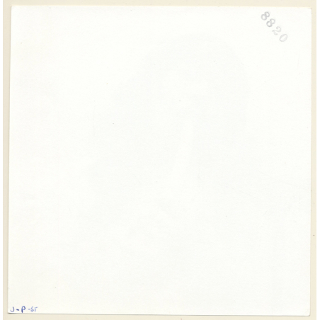 Erotic Study: Topless Asian Female About To Eat Asparagus (Vintage Photo KORENJAK 1970s/1980s)